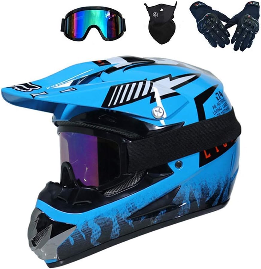 Motocross Helm Kinder Mit Brille