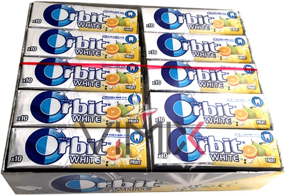 Full Box of New WRIGLEY’S ORBIT White Strawberry & Fruit Smoothie ...