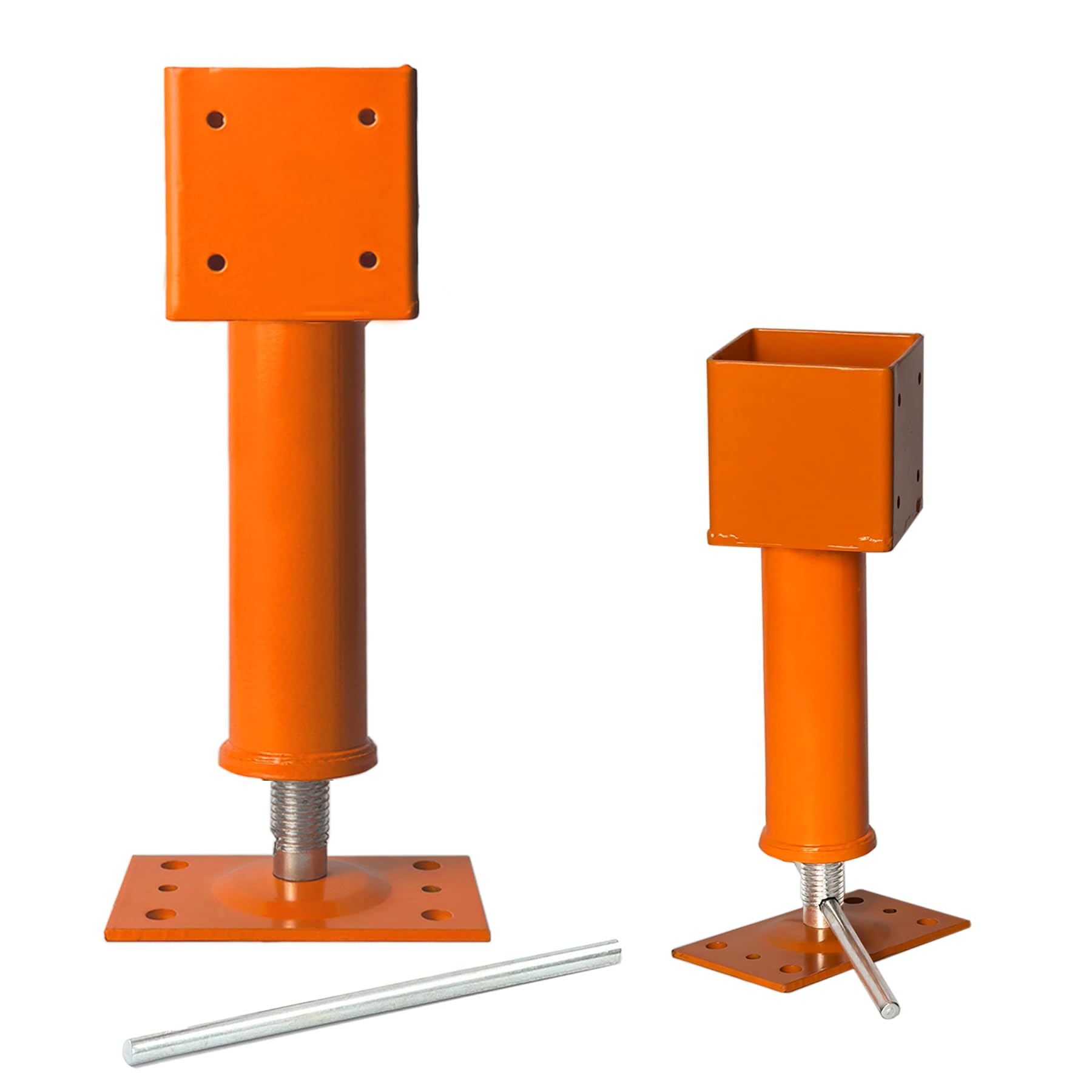 4x4 Screw Jack, Adjustable House Floor Jacks for Leveling, 14.5" - 18.5 ...