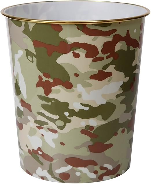 Army Multi Terrain Camouflage Waste Bin - Kids Army Bedroom Ideas - MTP ...