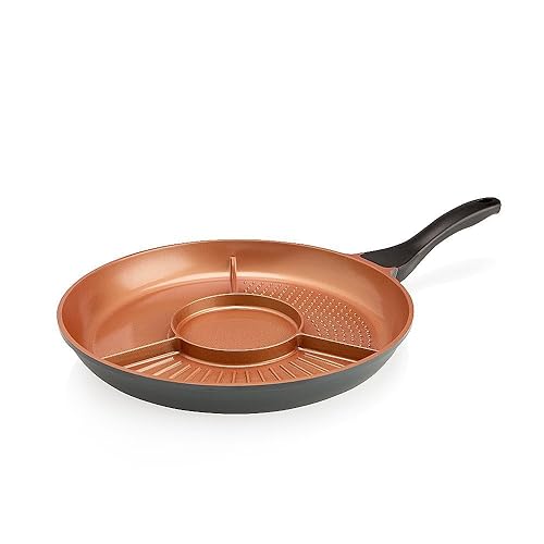 Master Pan Divided Frying Pan for All-in-One Cooked Breakfast & More ...