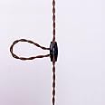 SKIVTGLAMP Black Finished Cable Hook Regulator Art Lamp Cord Shortener ...