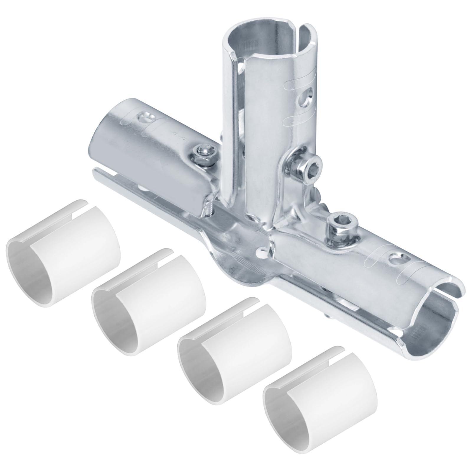 Mua 12 Sets 4 Way T Pipe Clamp, Structural Pipe Connector Fits 1/2" EMT ...