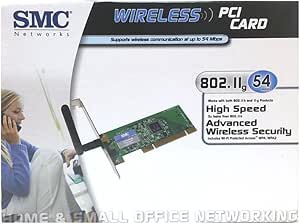 Amazon.com: SMC SMCWPCI-G EZ Connect g 2.4GHz 54 Mbps Wireless PCI Card ...