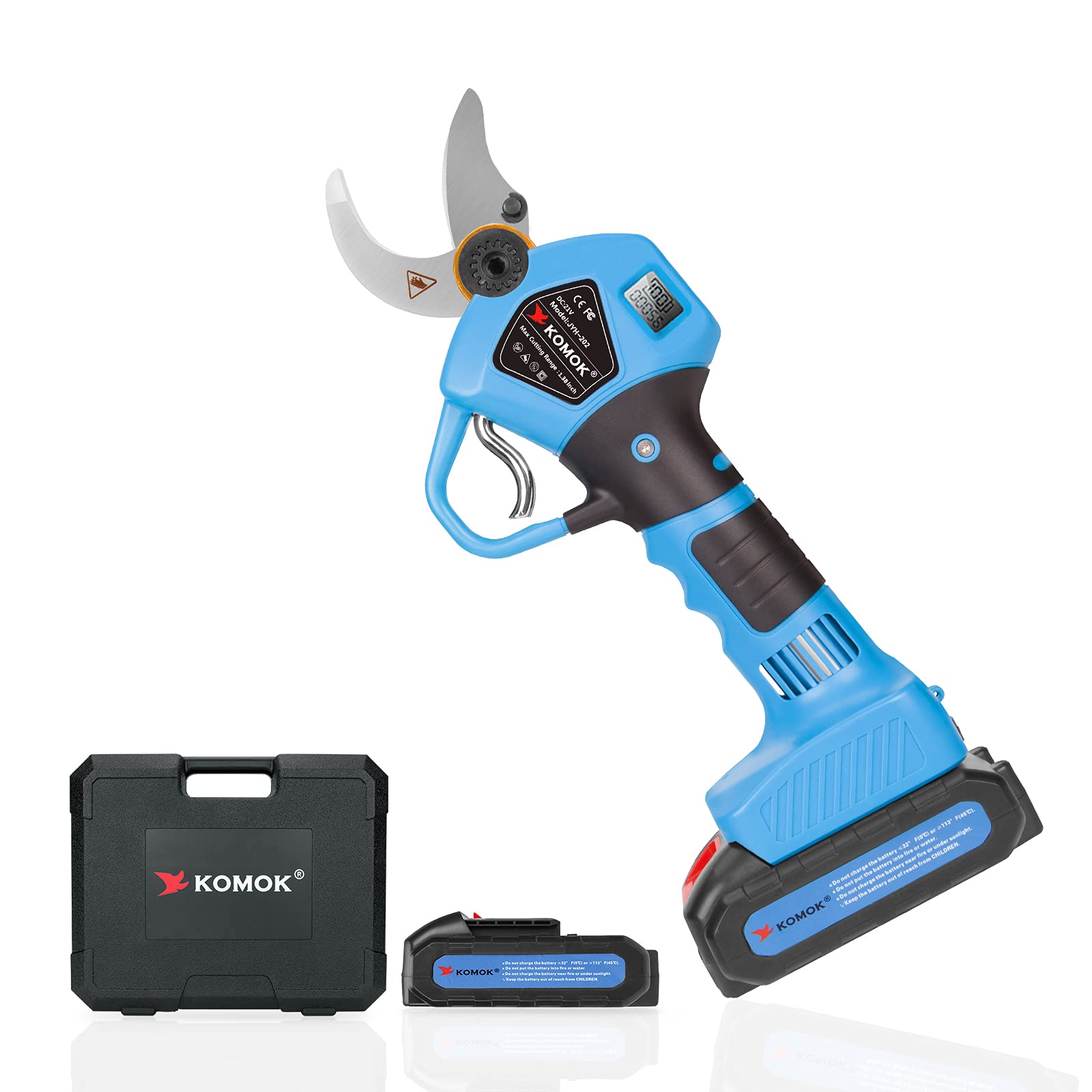 Mua KOMOK Professional Cordless Electric Pruning Shears 1.26 Inch, 21V ...