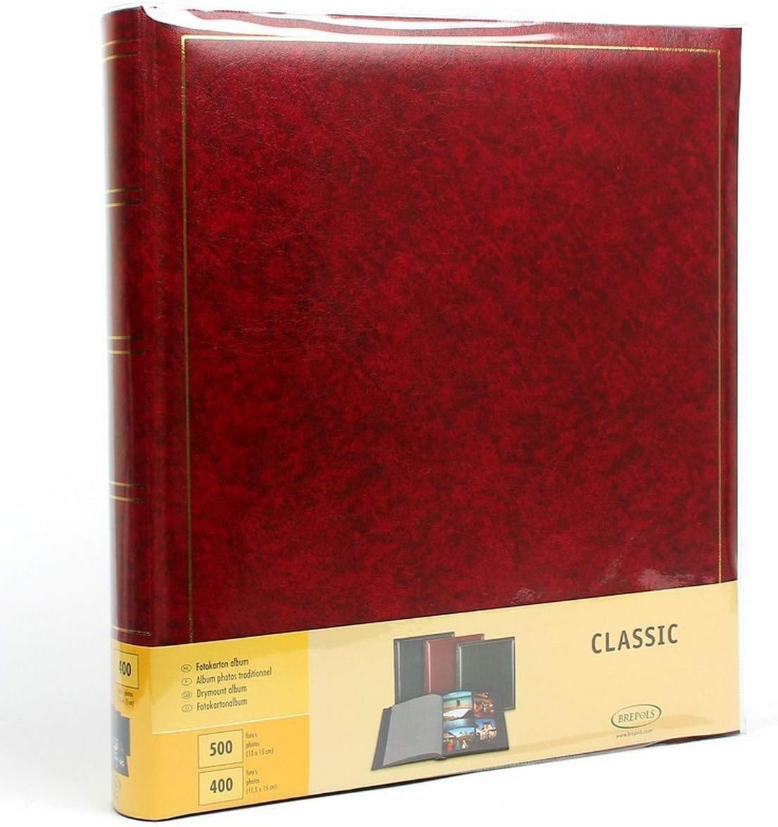 Brepols - Albums photos - Album photo traditionnel à coller Bordeaux ...