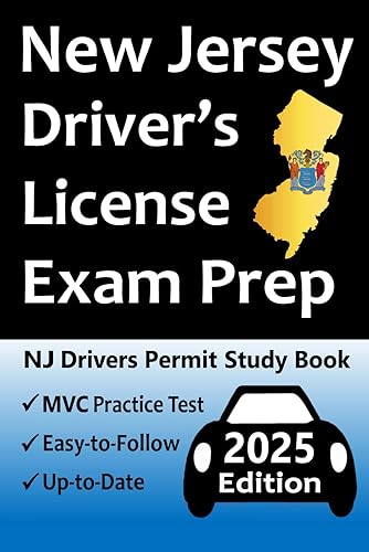 New Jersey Driver’s License Exam Prep: 100 Practice Questions Based on ...