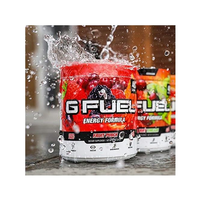 G Fuel Fruit Punch Tub (40 Servings) Elite Energy and Endurance Formula