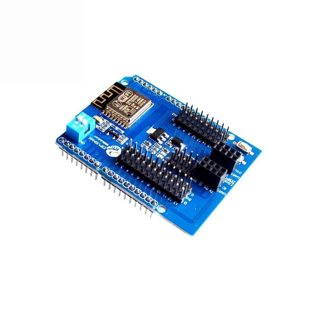 Schede I/O ARCELI ESP8266 Modulo seriale Shield Shield WiFi seriale con ESP-13 per Arduino UNO ...