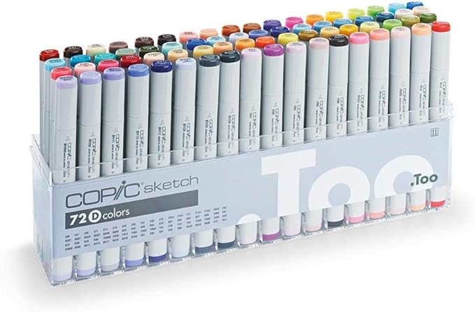 Copic Sketch 72 Piece Set - Set D: Amazon.co.uk: Office Products