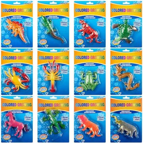 NALACAL 96PCS Water Growing Sea Creatures Toys, Grow Animals Under the ...