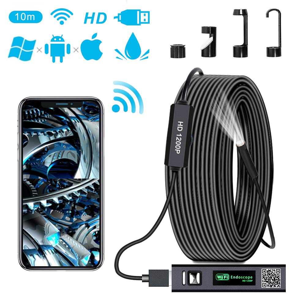 Endoscope Hd 1200P Wifi at Sherry Powers blog