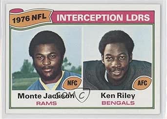 Amazon.com: Monte Jackson; Ken Riley (Football Card) 1977 Topps - [Base ...