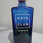 Haig Club Clubman Single Grain Scotch Whisky, 70Cl: Amazon.co.uk: Grocery