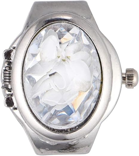 Suministros de Relojes - Anillo de Dedo con Forma de Reloj Ovalado ...