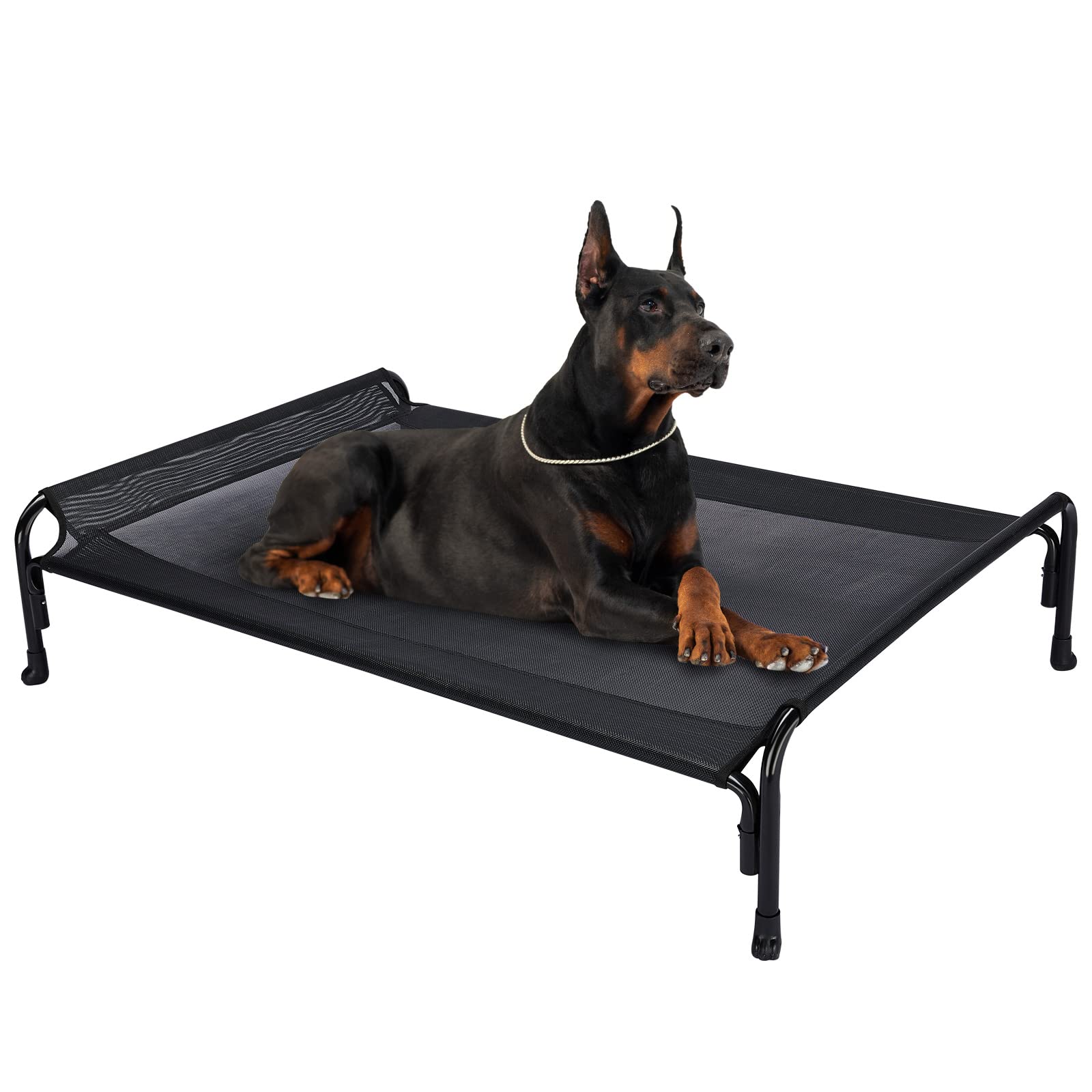 Veehoo XL Outdoor Elevated Dog Bed, Raised Dog Cot for Extra Large Dogs ...