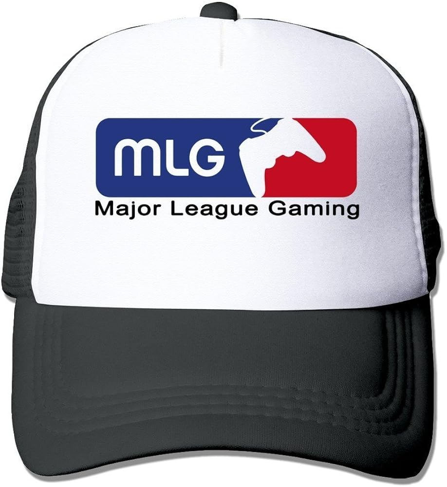 Huseki Major League Gaming MLG ESports Logo Mesh Cap Black Black ...