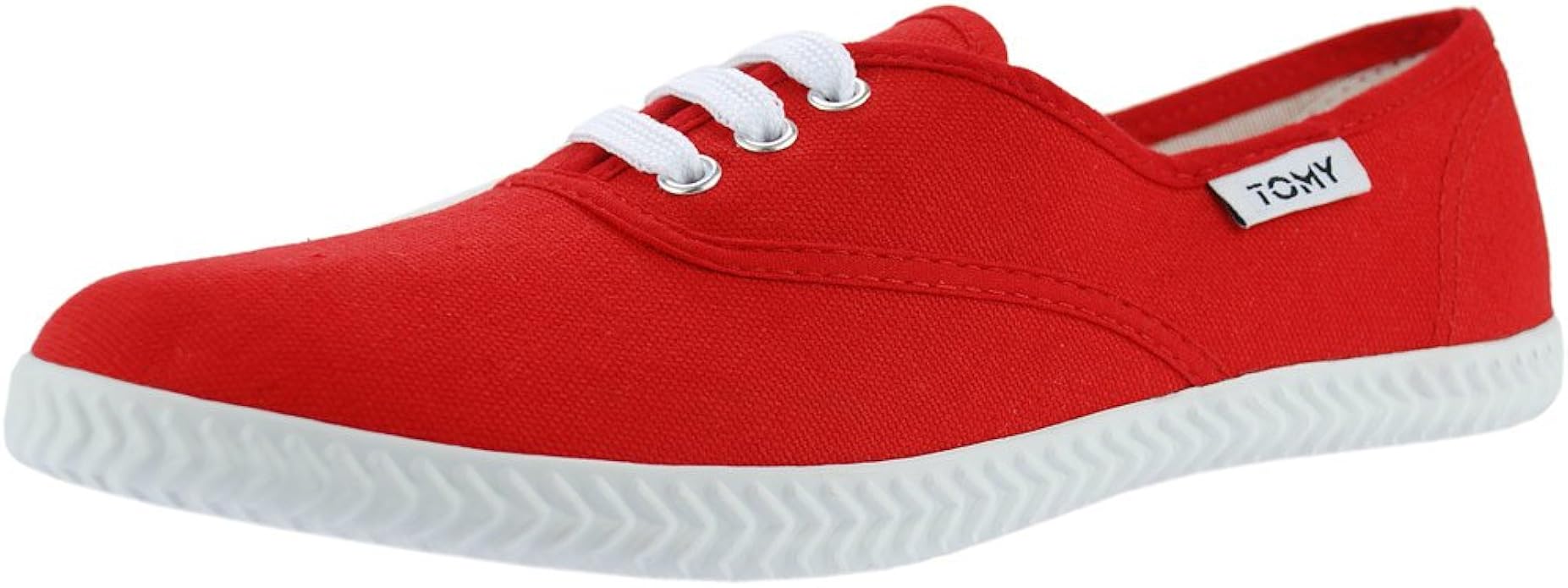 Tomy Takkies Ladies Original Ladies Plimsolls Red: Amazon.co.uk: Shoes ...