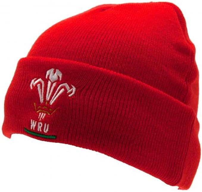 Official Wales Rugby Beanie Hat - Welsh Rugby Union Hat - Officially ...