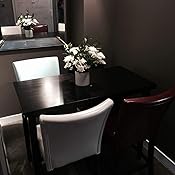 Amazon.com - Ashley Furniture Signature Design - Kimonte Dining Room Table - Rectangular - Dark ...