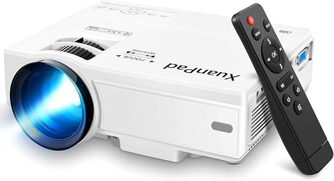 XuanPad Mini Projector Portable video-projector,55000: Amazon.co.uk ...