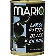Amazon.com : Mario Camacho Foods Black Olives, Large Pitted, 6.0 Ounce ...