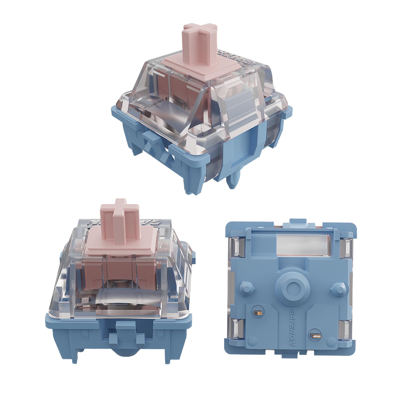 Gateron Melodic Keyboard Switches, 5-Pin Factory Pre-lubed 60gf ...