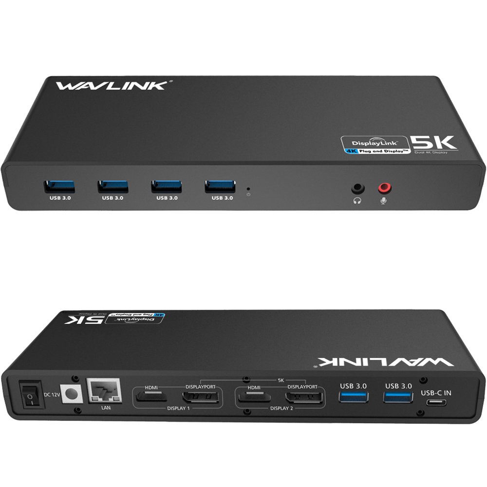 Mua USB 3.0 Universal Docking Station, WAVLINK DL6950 Type C to Single ...