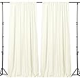 Amazon.com : Gallety 10 FT x 10 FT Ivory Backdrop Curtain - Polyester ...