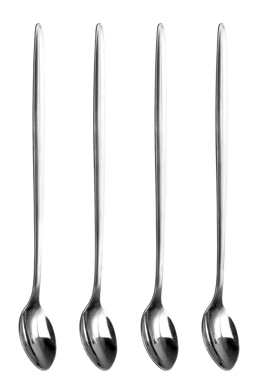 Premium Quality Cafe Latte Spoons - Long Handle Stainless steel Spoons ...