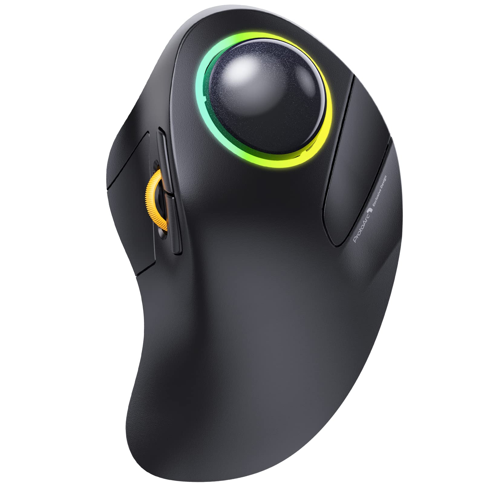 Mua ProtoArc Wireless Bluetooth Trackball Mouse, EM03 Ergonomic RGB ...