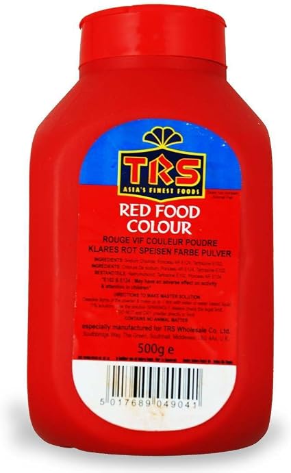 TRS Food Colour (red) 500g: Amazon.co.uk: Grocery