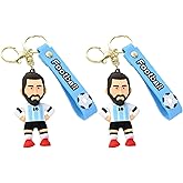 Amazon.com: Generic Soccer World Cup, Jersey Keychain, Football Key ...