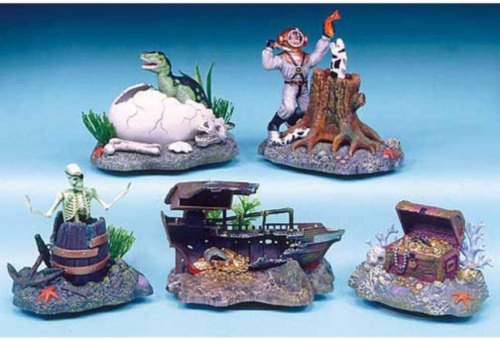 OJ1 Air Action Diver & Eel Aquarium Decoration Moving Fish Tank ...