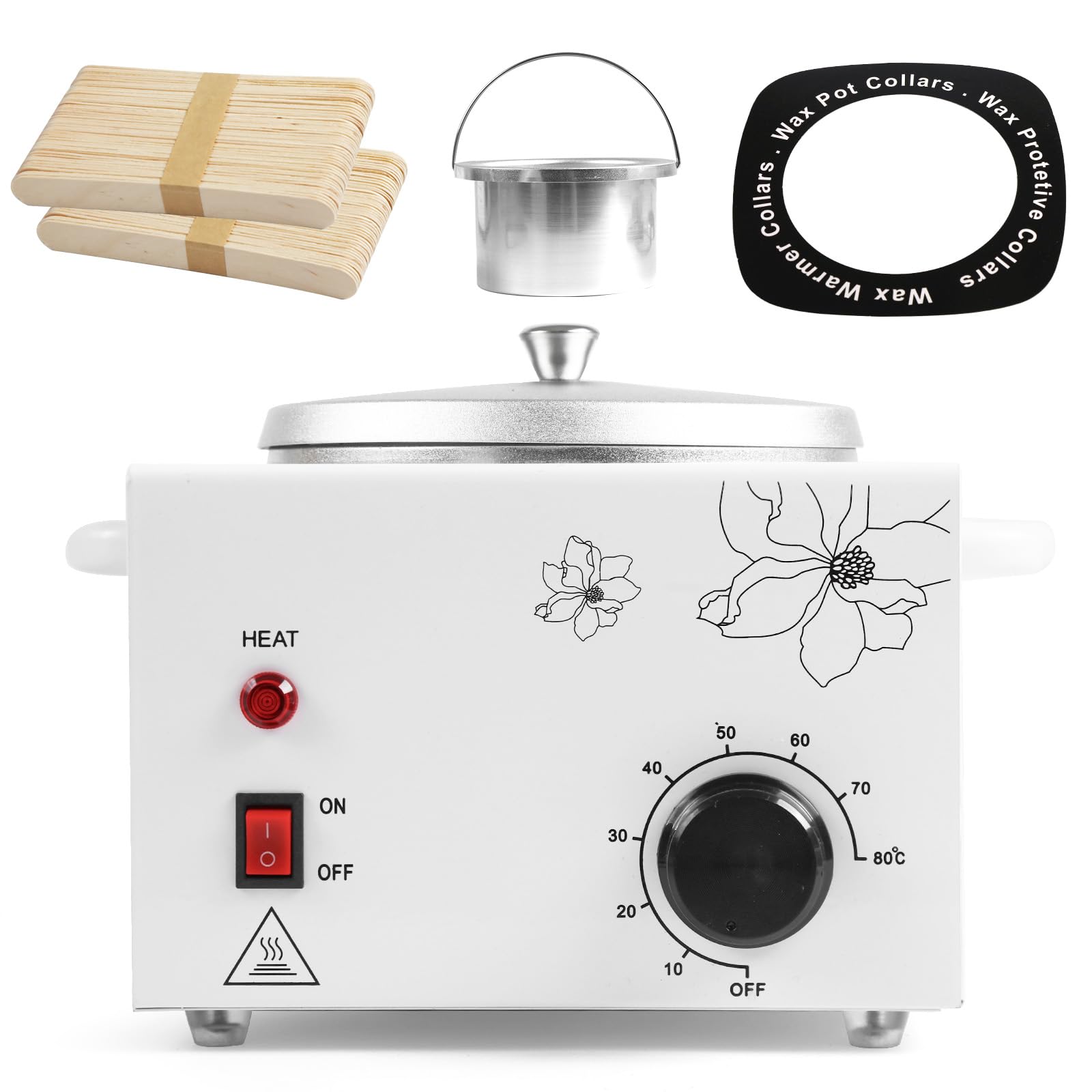 Professional Single Pot Wax Warmer, Electric Depilatory Heater Machine ...