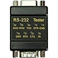 Amazon.com: Cablemax RS-232 LED Link Tester DB-9 Male to DB-9 Female ...