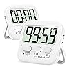 Antonki 2 Pack Digital Timer for Kids, Magnetic Countdown Kitchen ...