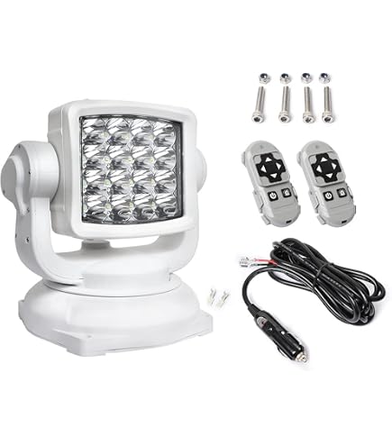 Boat Light Five Oceans Marine Boat Spotlight Led Wireless Remote Search ...