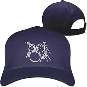 Drums Cool Musician Drummer Baseball Cap Adjustable Hat: Amazon.ca ...