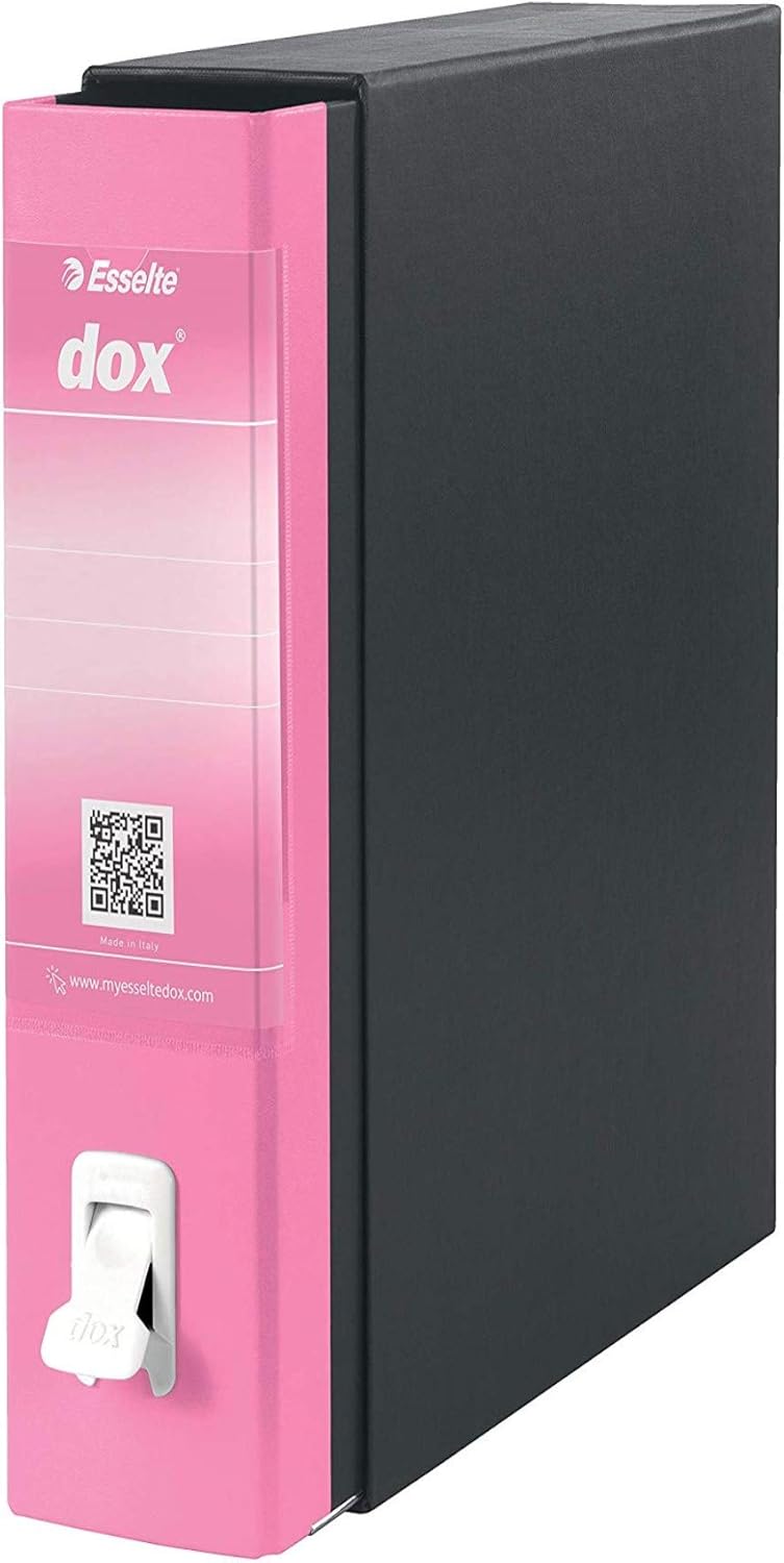 Esselte DOX 2 – Cardboard folder, pink, Single unit – BigaMart