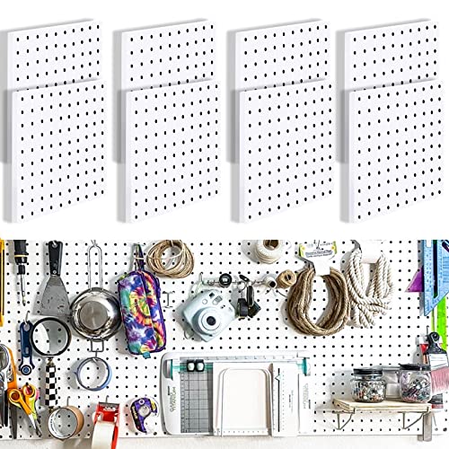 8 Pack Pegboard, Peg Boards, Peg Boards for Walls, Pegboard Wall ...