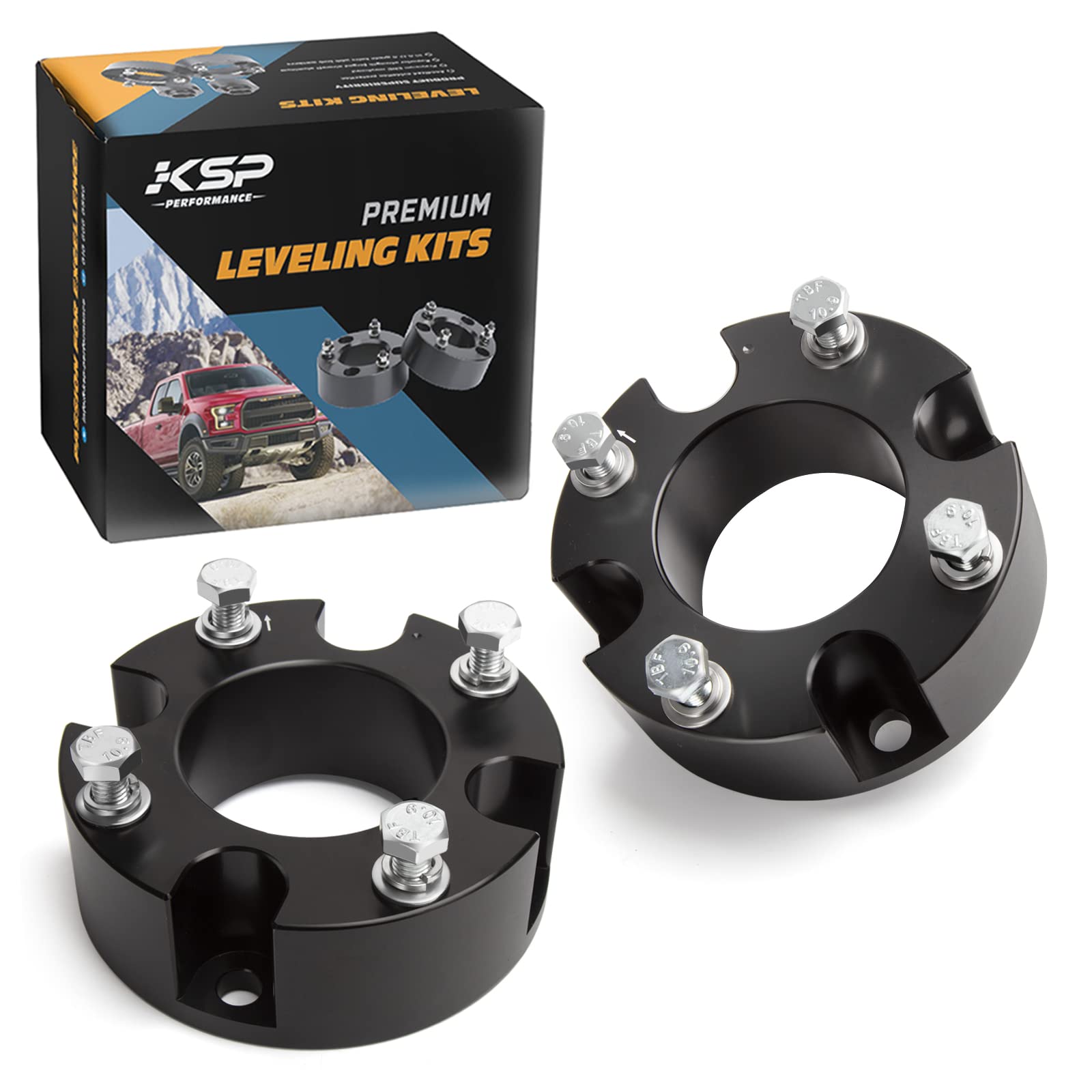 KSP 3" Tundra Front Leveling Lift Kits, 3 inch Front Strut Spacers Lift ...