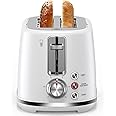 Amazon.com: 2 Slice Toaster with 1.5" Extra Wide Slots & Removable ...