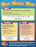 Amazon.com: Mean Median and Mode - Educational Classroom Math Poster ...