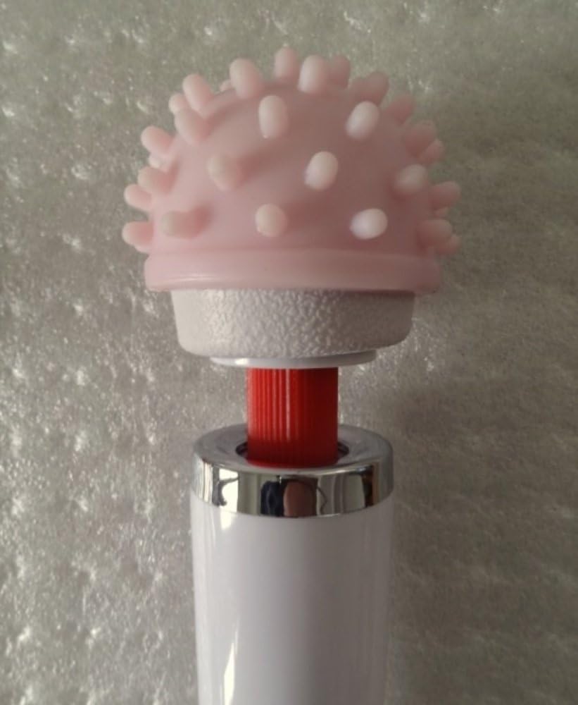 Amazon.com: Magic Wand Massager Attachment Pink Stim Texture Nubbed TIP ...