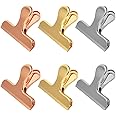 Amazon.com: Set of 6, Heavy Duty Stainless Steel Bag Clips, SourceTon 3 ...