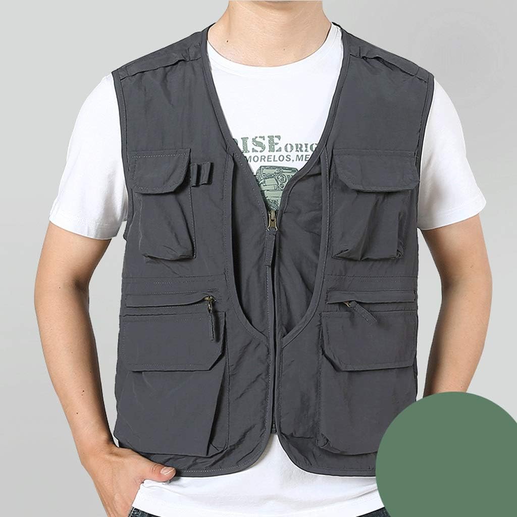 Guoqunshop Angelweste/Fischerweste Outdoor Angeln Vest Männer ...