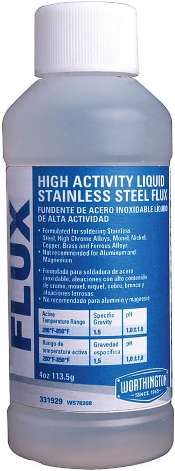 Worthington Stainless Steel Flux, 4 Oz, 200-850 F - 334436: Amazon.ca ...