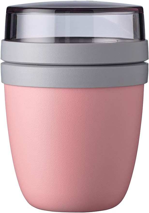 Mepal Lunchpot Ellipse Mini, PP/PCTG, Nordic pink, 300 + 120 ml: Amazon ...