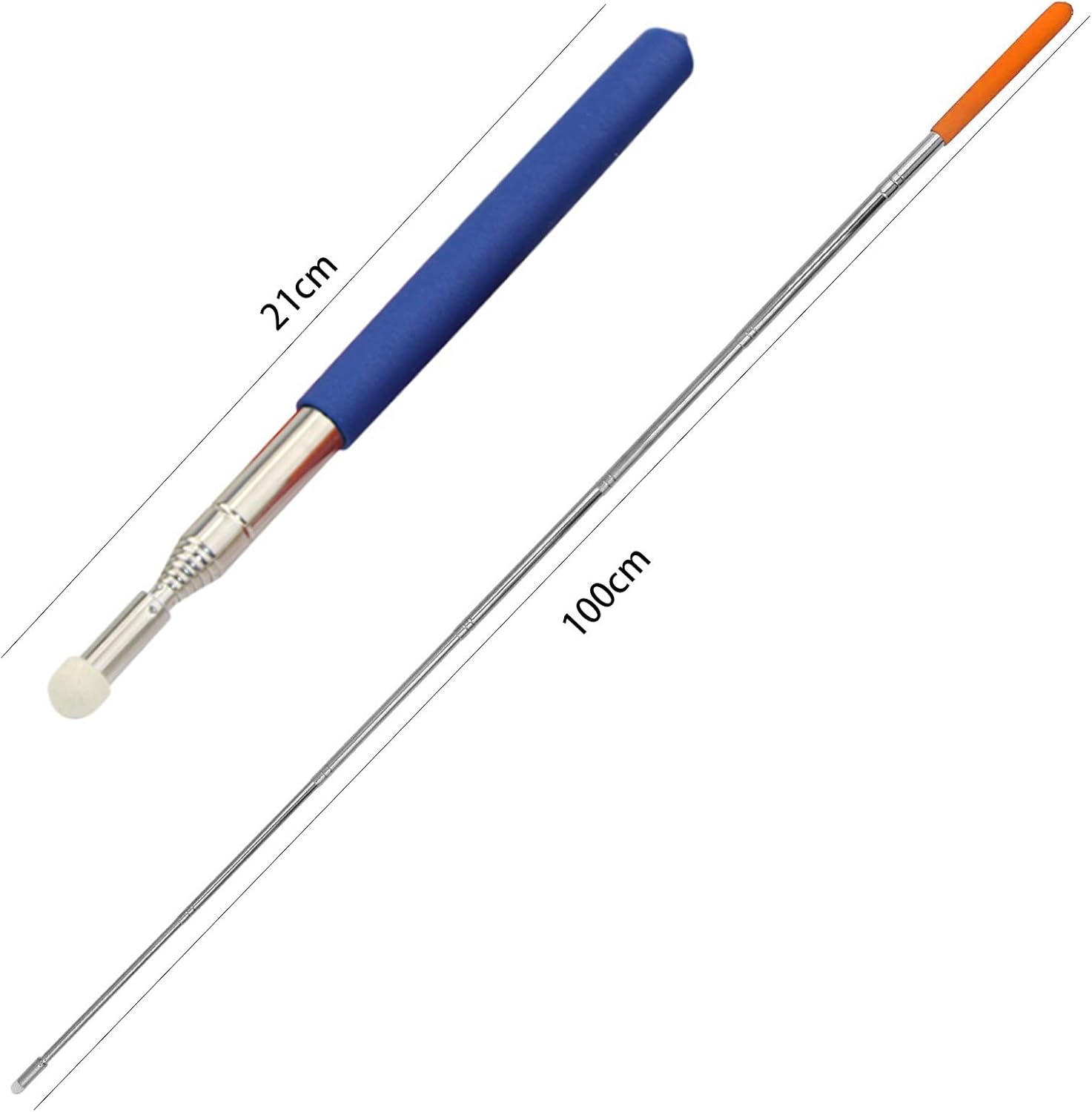 WIFUN 2 Pcs Pointer Stick, Telescopic Pointer Stick Teacher Pointer ...